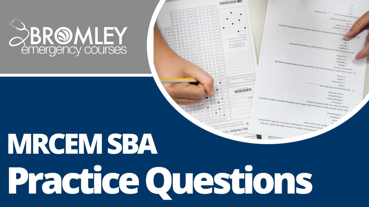 MRCEM SBA Online - FRCEM, MRCEM, Ultrasound Emergency Medicine Courses